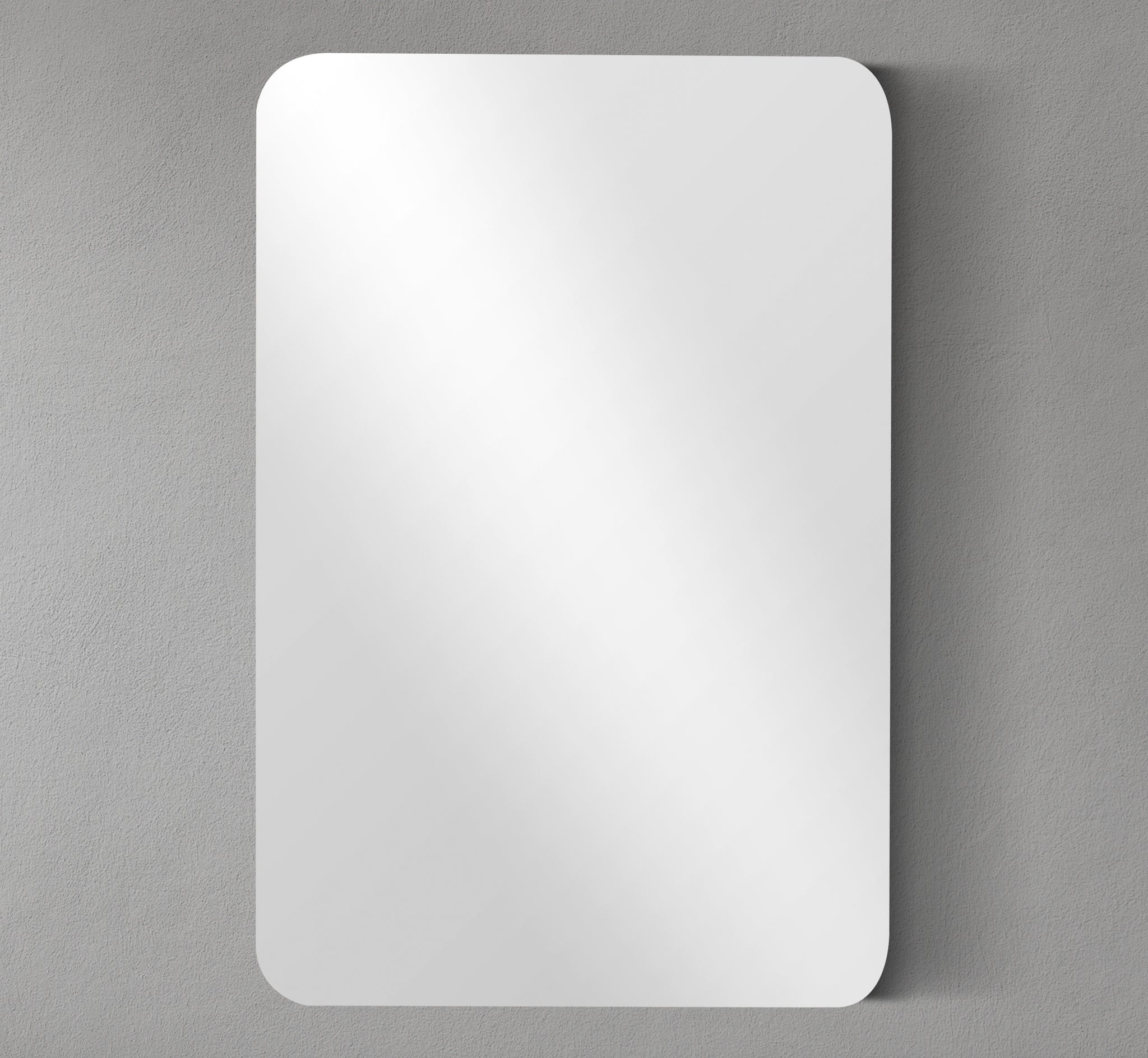 24" Frameless Rounded Edge Mirror
